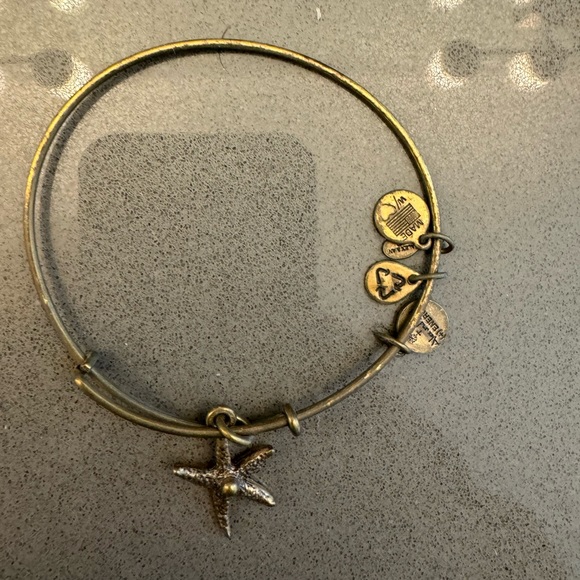 Alex and Ani | Jewelry | Alex And Ani Starfish Gold Bangle | Poshmark